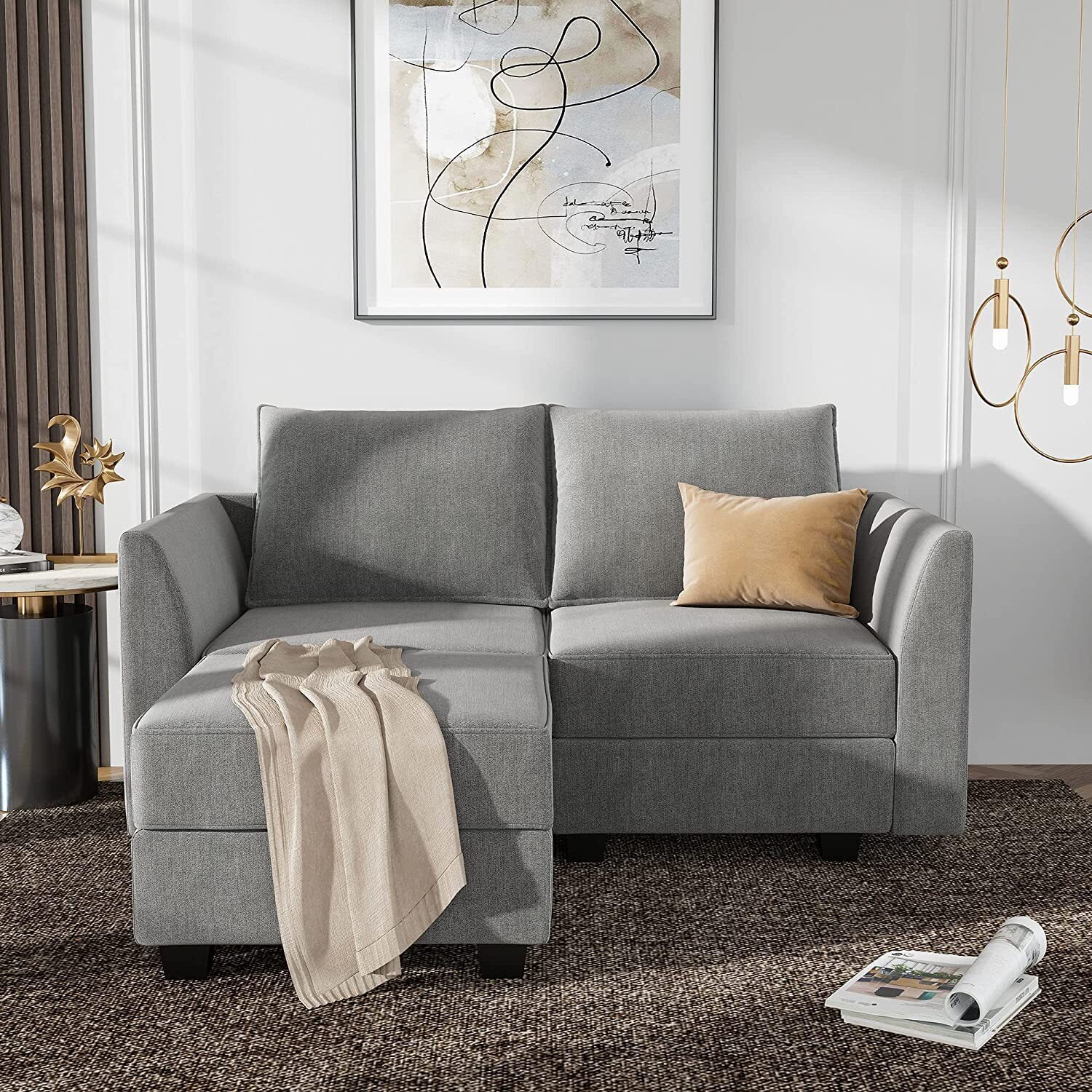 30 Best Small L-Shaped Couches for Your Space - Onelmon
